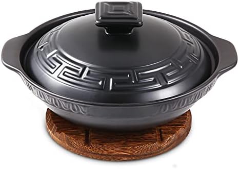 CHOYIXJYC Clay Pot For Cooking, Korean Stone Pot With Lid,Ceramic ...