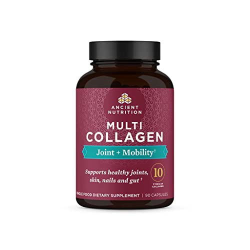 Ancient Nutrition Collagen Pills for Joint Support, Multi Collagen ...