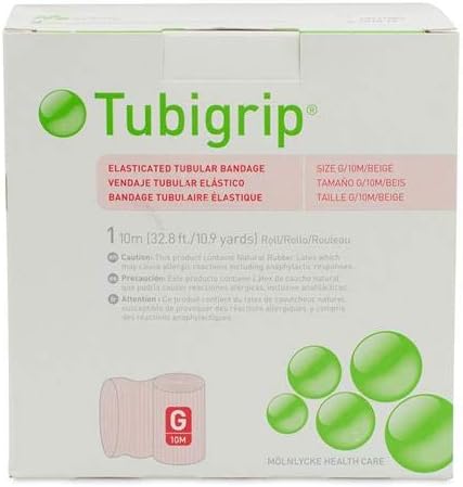 New Improved Support Tubigrip Elasticated Tubular Bandage – Size G -10m ...