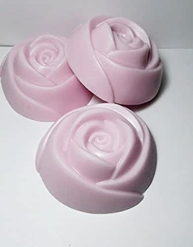 Amazon.com: Gardenia Scented Flower Shaped Soaps - 3 pc Shea Butter ...