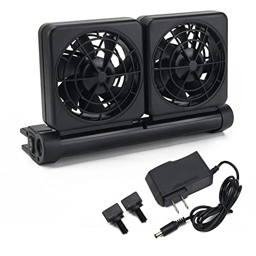 Liveek Aquarium Fan 2 3 4 Heads, Aquarium Chillers Cooling Fan ...