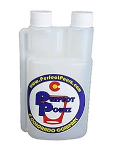 Amazon.com: Perfect Pourz 16 ounce Plastic Liquor Flask with 1 Ounce ...