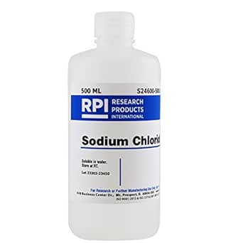 Sodium Chloride 5M Solution, 500 Milliliters: Amazon.com: Industrial ...