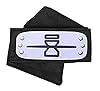 Naruto Headband 4 Pack with Metal Plated Cosplay Leaf Village Sand Veil ...