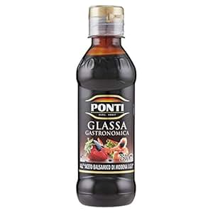 Amazon.com : Ponti Glassa Crema di Balsamico (1 x 250 g) : Balsamic ...