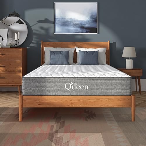NapQueen 8 Inch Twin, Valeria Hybrid Cooling Gel Memory Foam & Pocket ...