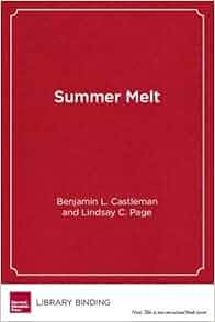 Amazon.com: Summer Melt: Supporting Low-Income Students Through the ...