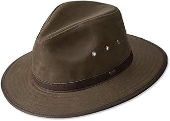 Amazon.com: Orvis Men's Oilcloth Hat, Tan, Medium: Clothing