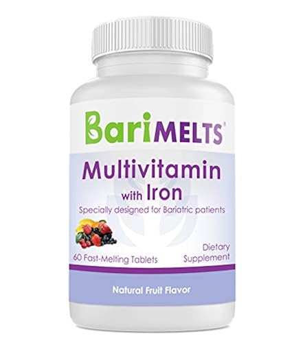 BariMelts Multivitamin with Iron - Fast Melting Bariatric for Post ...