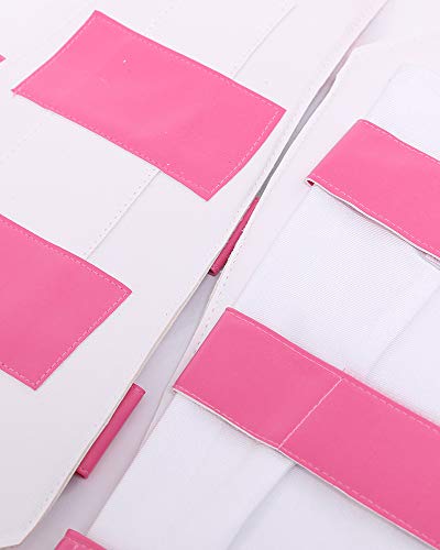 Miccostumes Women's Pink White Pool Cosplay Costume Bodysuit With Belt ...