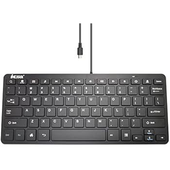 Amazon.com: Targus Wired Tablet Keyboard Micro-USB Connector, Black ...