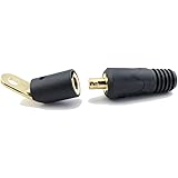 Miller Series 25 Dinse Insulated Male Twist Lock Connector For #4 - #3 ...