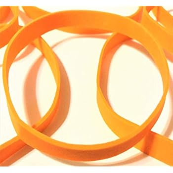 Amazon.com : Orange Rubber Bands | Safety Non-Latex Heavy Duty Big ...