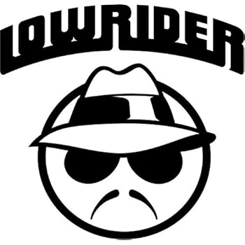 Amazon.com: Lowrider Decal 6" White Sticker: Automotive