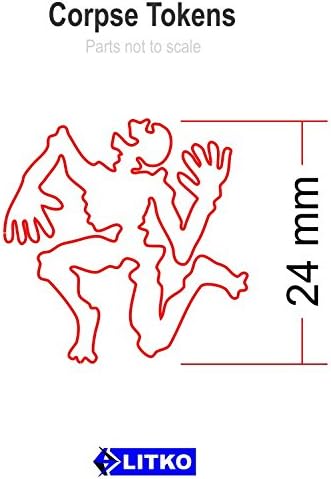 LITKO Game Accessories Corpse Tokens – 10 Pack – BigaMart