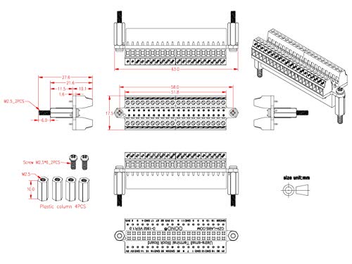 Ultra-Small RPi GPIO Terminal Block Breakout Board Module, for ...