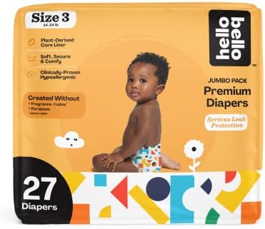 Hello Bello Baby Diapers - Size 3 - Building Blocks - 27 Diapers (Pack ...