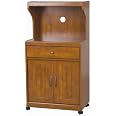 Amazon.com - Home Source Industries Kevin Oak Microwave Cart, Light ...
