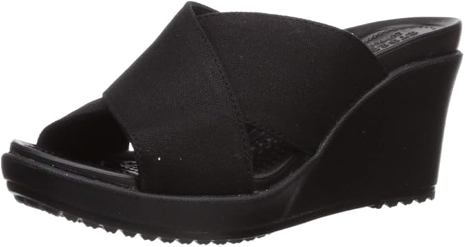 Amazon.com | Crocs Women's Leigh Ii Cross-Strap Wedge Sandal ...