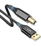 Amazon.com: Printer Cable 10ft, sweguard USB 2.0 Printer Cable USB-A to ...