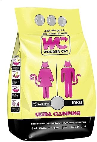 Wonder Cat Ultra-Clumping Cat Litter with Lavender Scent - 10 kg price ...