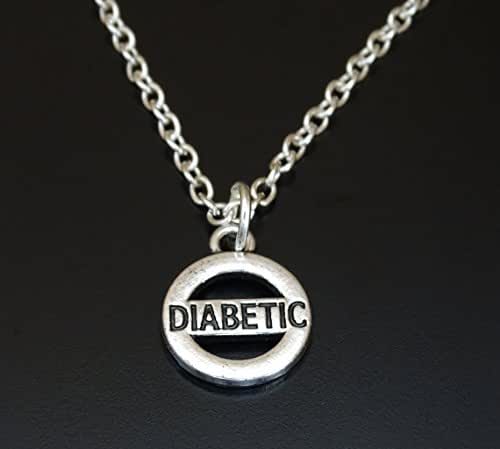 Amazon.com: Diabetic Necklace, Diabetic Charm, Diabetic Pendant ...