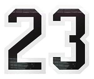 Amazon.com : Helmet Numbers - Helmet Number Decals - Die Cut Number ...