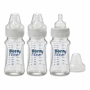 Amazon.com : Born Free 3 Pack BPA Free 9 oz Plastic Bottles BornFree ...