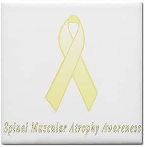 Amazon.com: Spinal Muscular Atrophy Awareness Ribbon Tile Trivet ...