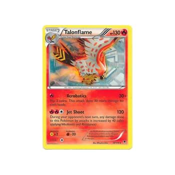 Amazon.com: Pokemon - Talonflame (96/114) - XY Steam Siege: Toys & Games