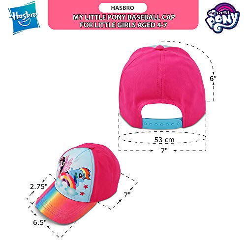 Hasbro Little Girls My Little Pony Character Cotton Baseball Cap ...