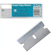 Amazon.com: Single Edge Razor Blade 10 Pack - Straight Edge Razor - Ten ...