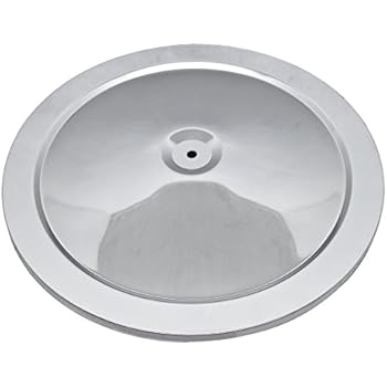 Amazon.com: STEEL AIR CLEANER 12" ROUND FLAT BASE - CHROME: Automotive