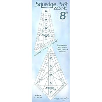 Amazon.com: Squedge 18: Squared 18 Degree Wedge Quilt Ruler