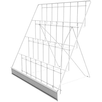 Amazon.com : FixtureDisplays 4-Tiered 18" Wire Display Rack Literature ...