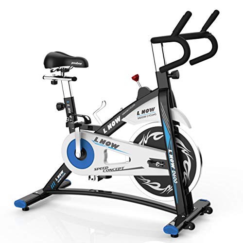 L NOW Indoor Cycling Bike Stationary Bike Exercise Bike with Heart Rate ...