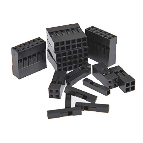 QLOUNI 2.54mm Pitch JST SM Pins & SN-28B Crimping Tools Dupont 620Pcs 1 2 3 4 5 6 Pin Housing ...