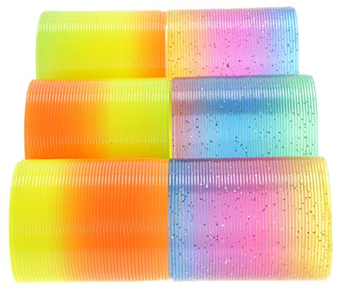 12 Pack Magic Rainbow Springs | Classic Novelty Colorful Rainbow Toy ...