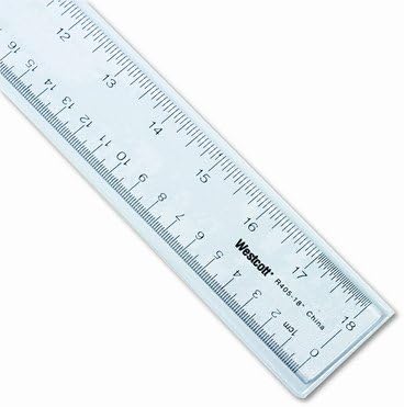 Amazon.com: Westcott See Through Acrylic Ruler, 18" [Set of 3]