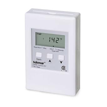tekmar | 257 | Domestic Hot Water Control | Two-Stage | 082 Universal Sensor Included ...