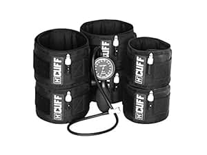 Amazon.com : BFR Cuffs with Pump. Blood Flow Restriction Cuffs for ...