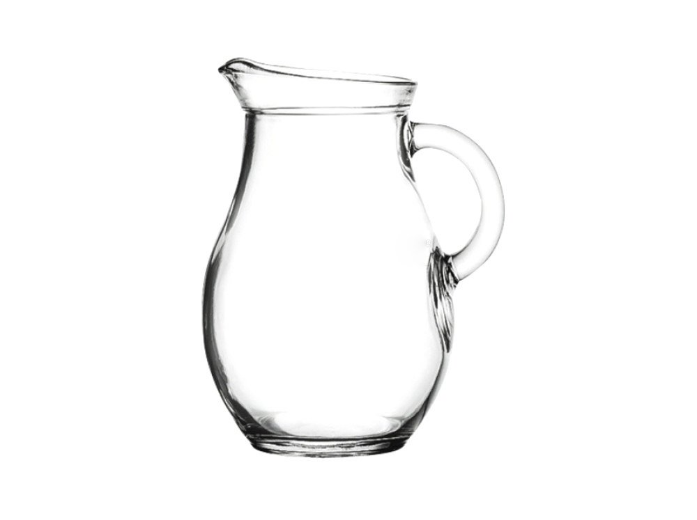 Classic Table Glass Jug for Drinks with Handle 0.25 lt, Pack of 12 ...