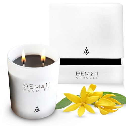 Luxury Scented Candles for Men with Quotes – w/Double Wick & Plant ...