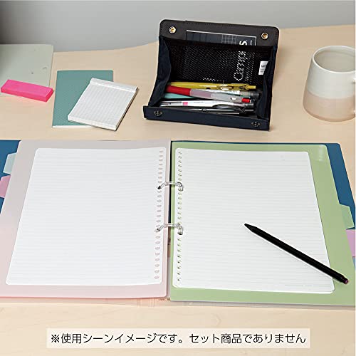 Kokuyo Campus Loose Leaf Paper for Binders, Sarasara Smooth Writing, B5, B 6mm Dotted Ruled, 26 ...