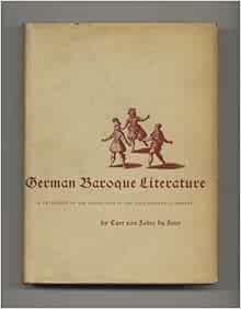 German Baroque Literature: A Catalogue of the Collection in the Yale ...
