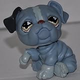 Amazon.com: Bulldog #881 (Brown, Purple Eyes) - Littlest Pet Shop ...