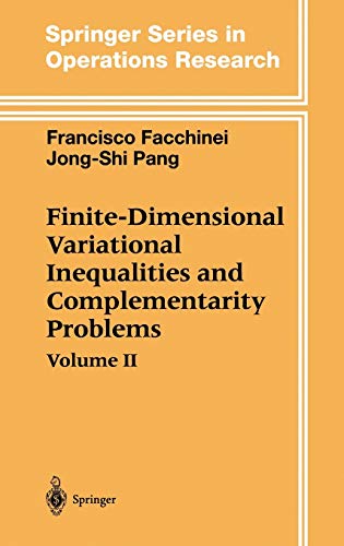 Finite Dimensional Variational Inequalities And Complementarity