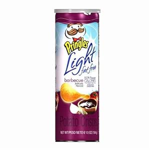 Amazon.com: Pringles Fat Free Potato Crisps, Barbecue, 6.5-Ounce ...