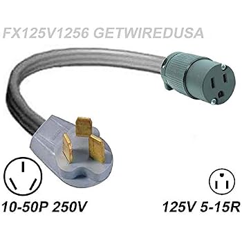 Amazon.com: Electrical Stove 10-50P 3-Pin Male 220/250V Plug To Gas ...