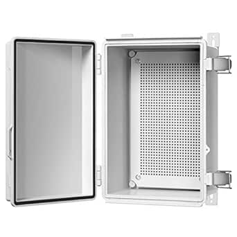 Gratury Junction Box, Hinged Cover Stainless Steel Latch IP67 ...
